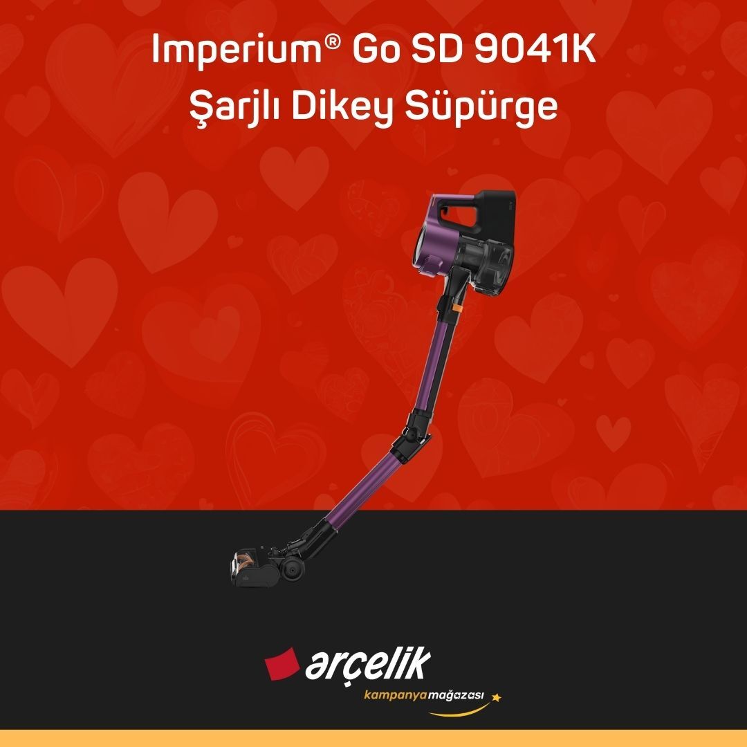 ARÇELİK Imperium® Go SD 9041K Şarjlı Dikey Süpürge