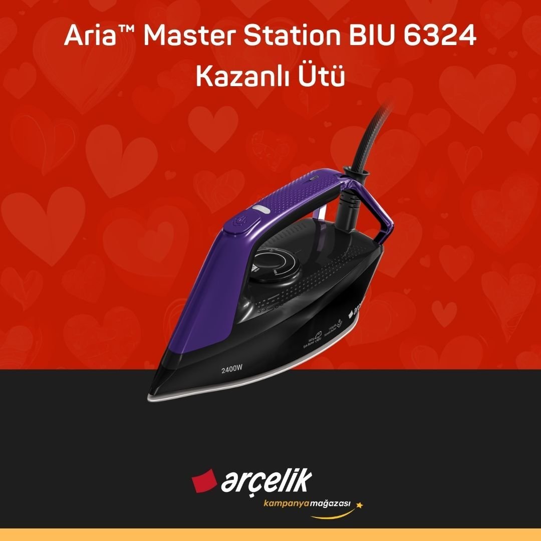 ARÇELİK Aria™ Master Station BIU 6324 Kazanlı Ütü